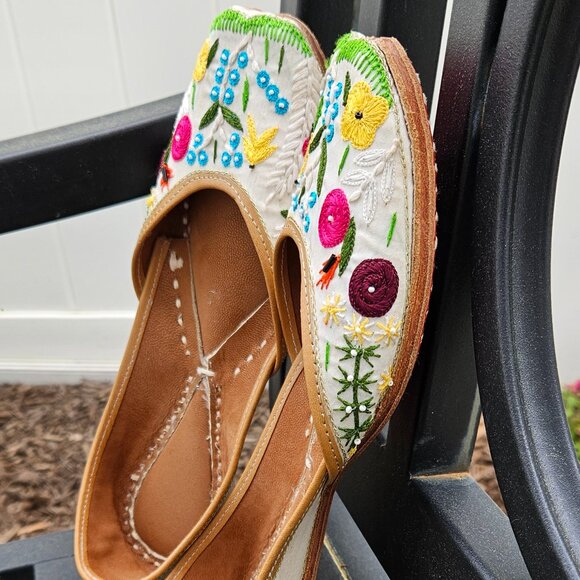 Shoes | Handcrafted Jutti Majori Style Wedding Shoes Size 4 Jutti Size ...